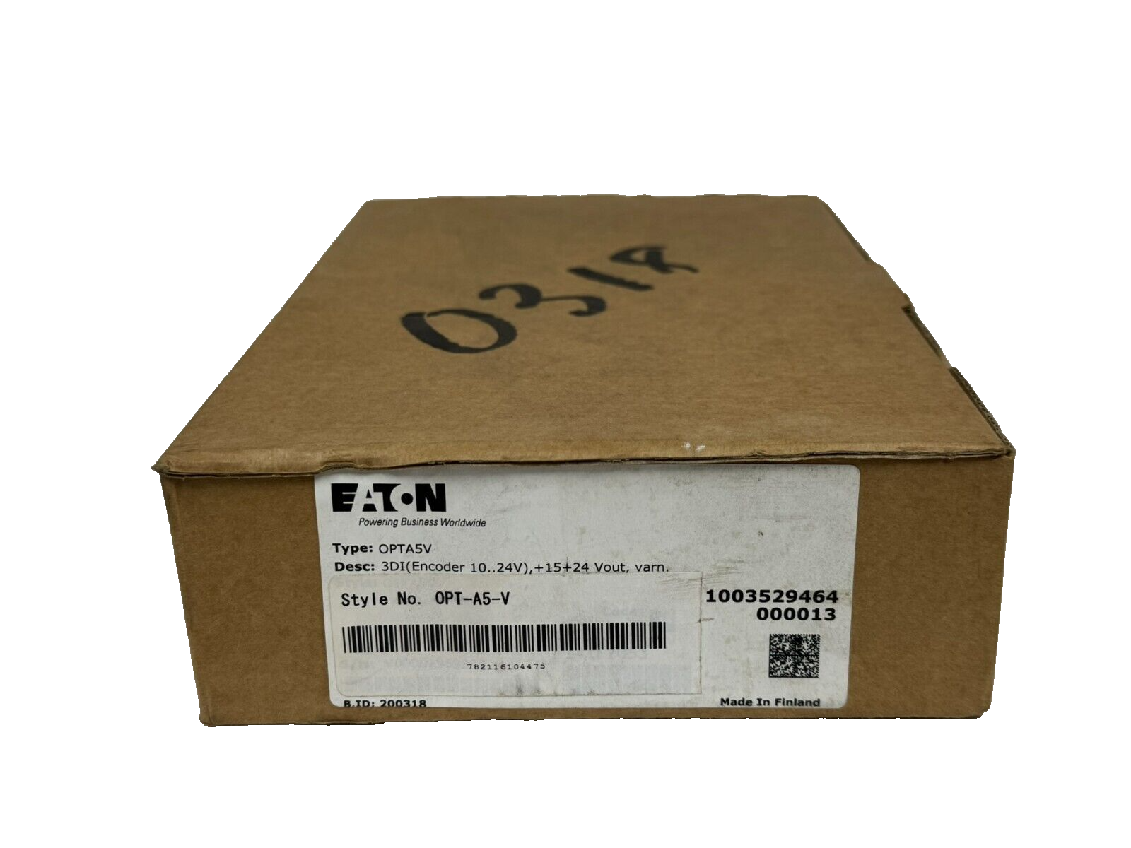 NEW EATON OPT-A5-V ENCODER DRIVE CONTROL CARD 10-24V OPTA5V - SB ...