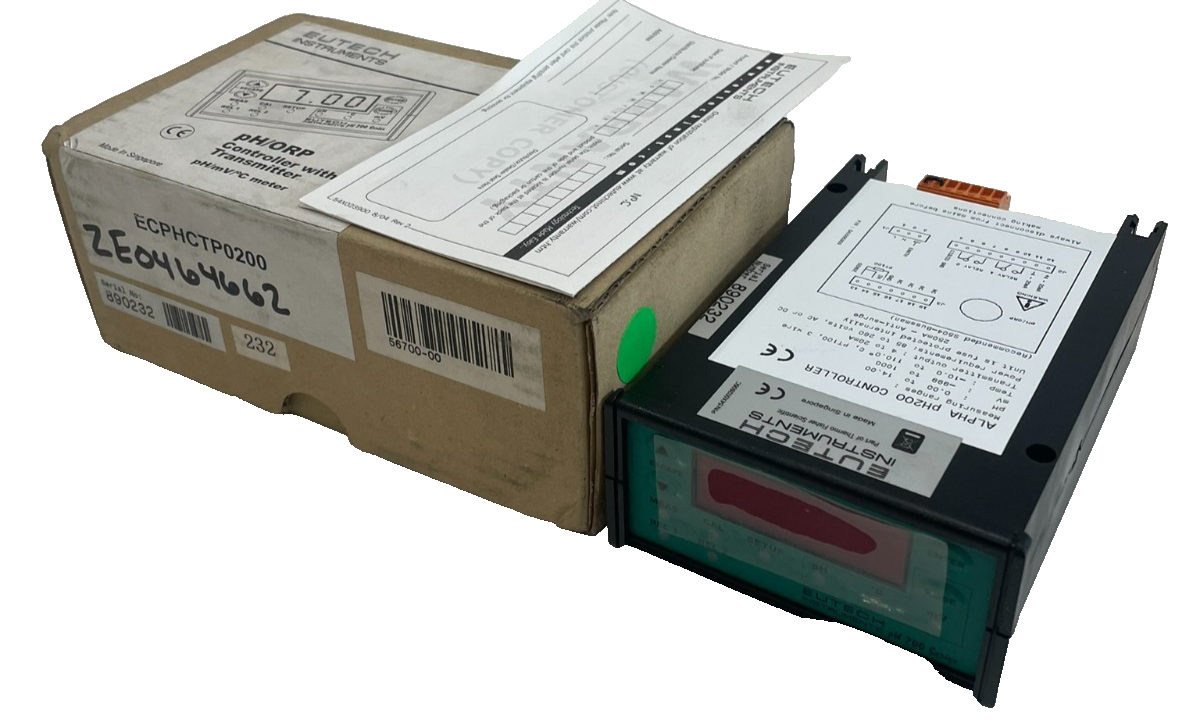 NEW EUTECH INSTRUMENTS ECPHCTP0200 ALPHA PH200 CONTROLLER - SB ...
