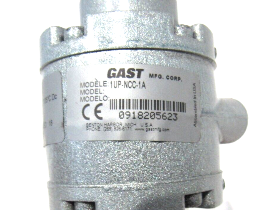NEW GAST MFG. 1UP-NCC-1A AIR MOTOR 1UPNCC1A - SB Industrial Supply, Inc.