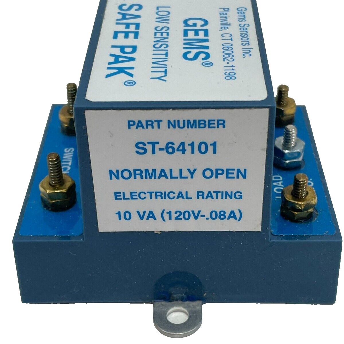 NEW GEMS ST-64101 LOW SENSITIVITY SAFE PAK 10VA 120V-.08A ST64101 - SB ...