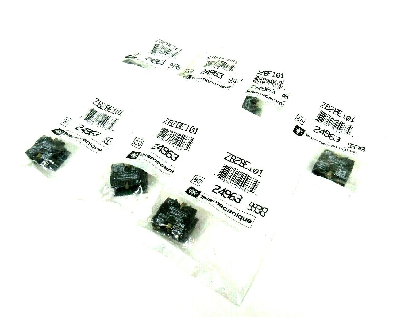 NEW LOT OF 7 TELEMECANIQUE ZB2BE101 CONTACT BLOCK - SB Industrial ...
