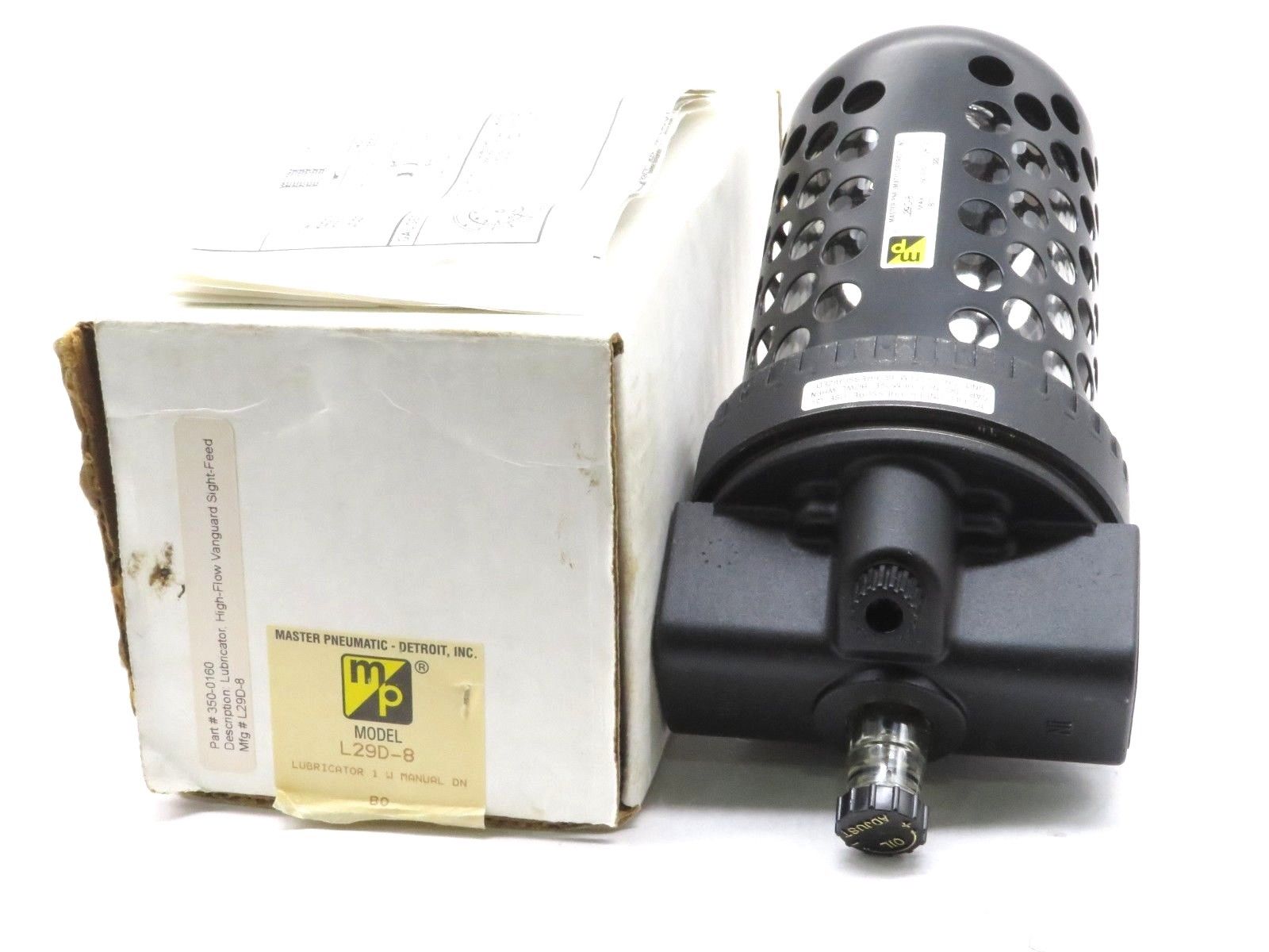 NEW MASTER PNEUMATICS L29D8 LUBRICATOR - SB Industrial Supply, Inc.