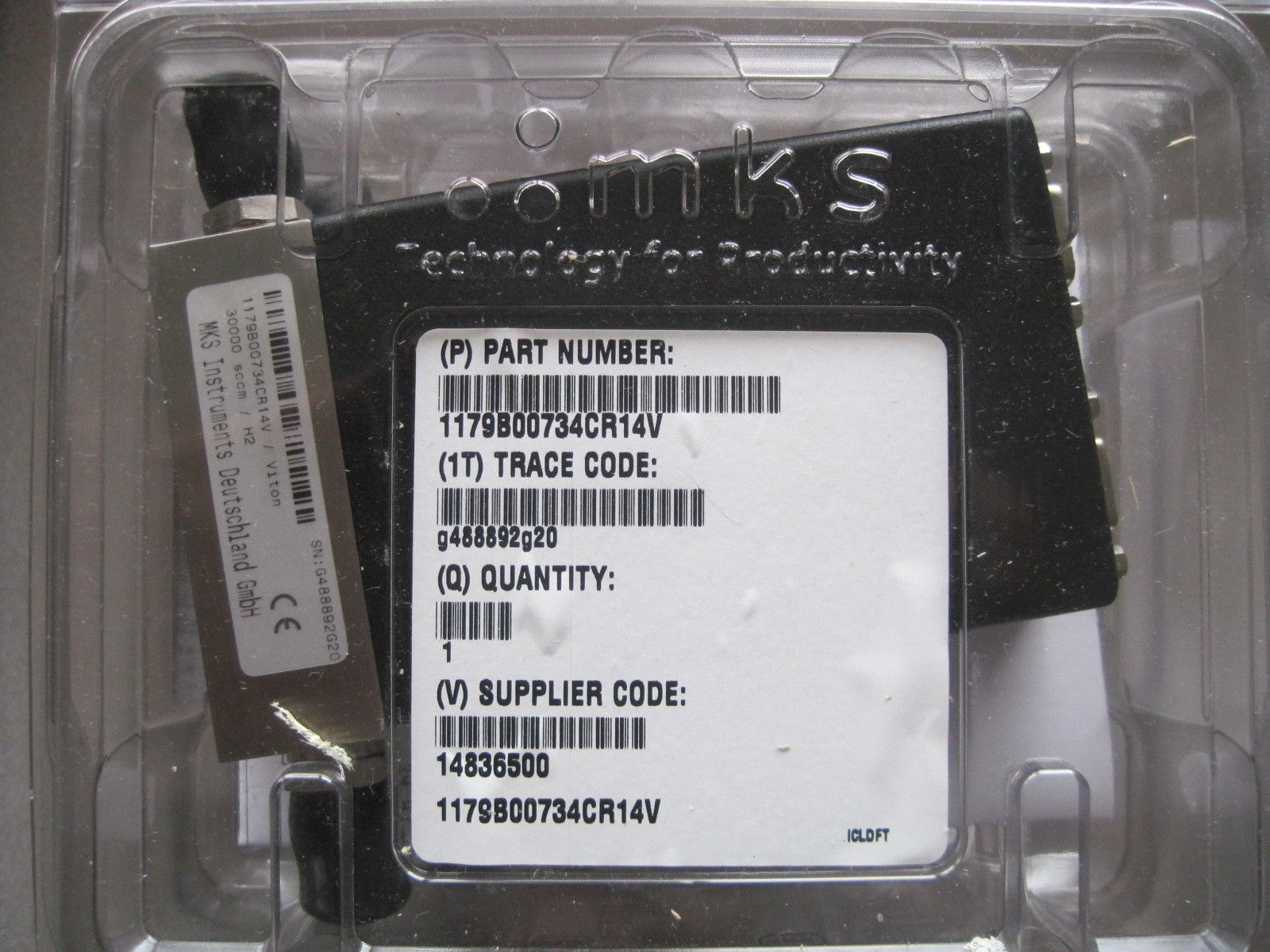 NEW MKS 1179B00734CR14V MASS FLOW CONTROLLER - SB Industrial Supply, Inc.