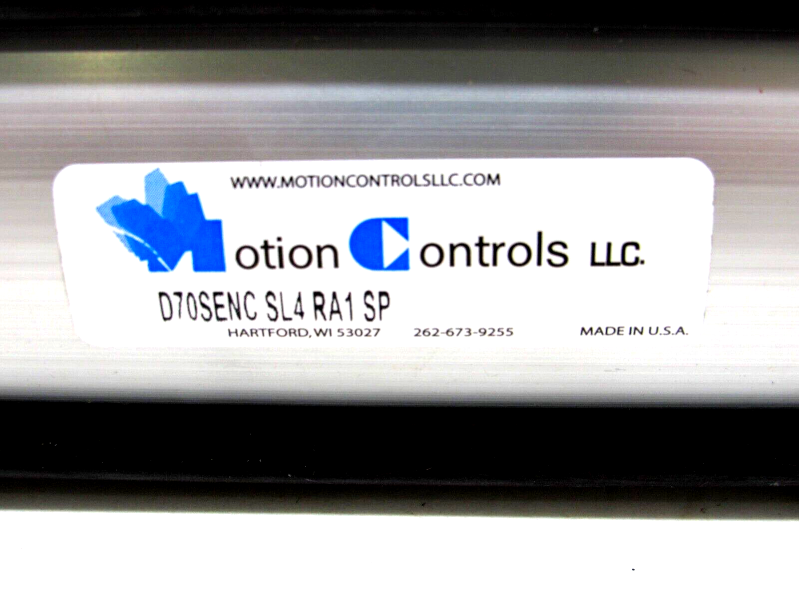 NEW MOTION CONTROLS D70SENC SL4 RA1 SP PNEUMATIC CYLINDER ...