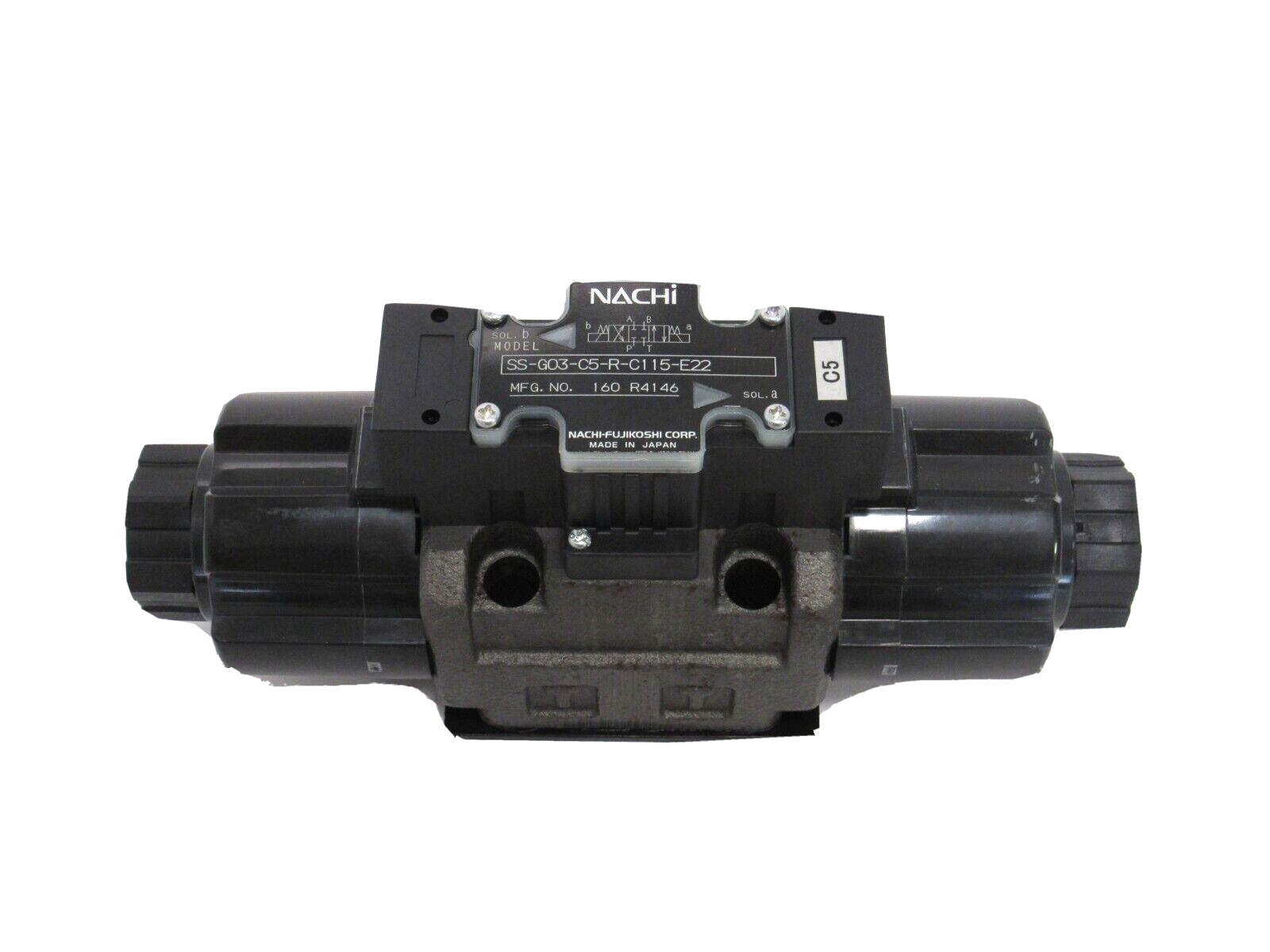 NEW NACHI SS-G03-C5-R-C115-E22 SOLENOID VALVE SSG03C5RC115E22 - SB ...