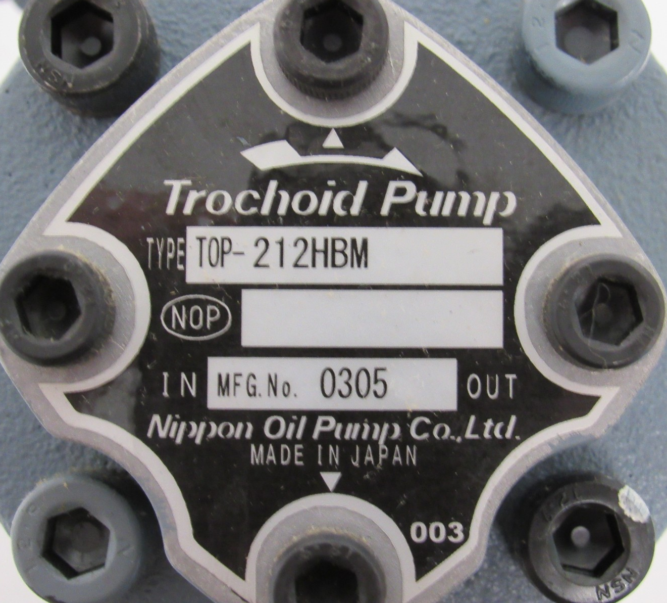 NEW NIPPON TOP-212HBM TROCHOID PUMP FELQ-8T 2MY400 TOP212HBM - SB ...