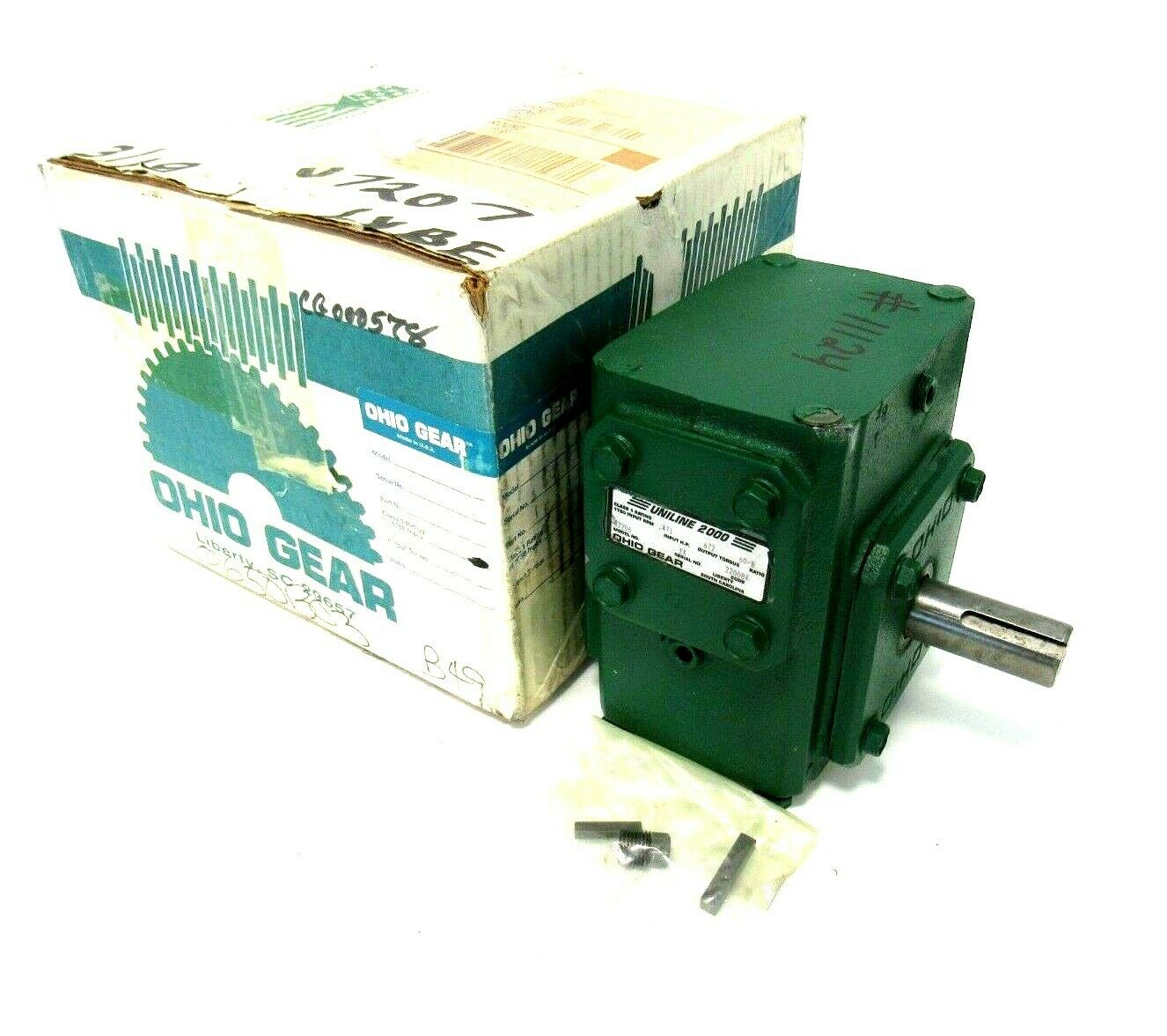 NEW OHIO GEAR B2206 GEAR BOX RATIUO 60-B - SB Industrial Supply, Inc.