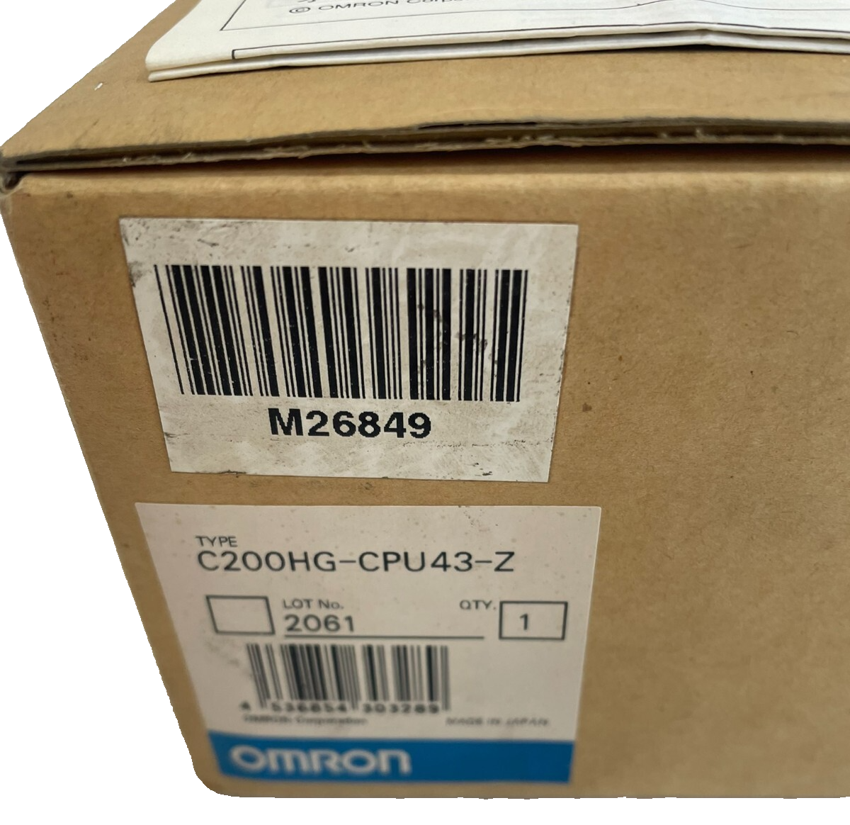 NEW OMRON C200HG-CPU43-Z MODULE C200HGCPU43Z - SB Industrial Supply, Inc.