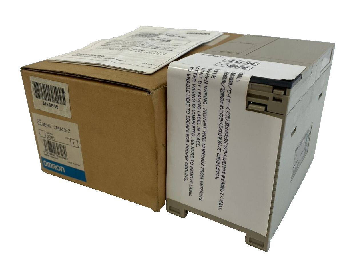 NEW OMRON C200HG-CPU43-Z MODULE C200HGCPU43Z - SB Industrial Supply, Inc.