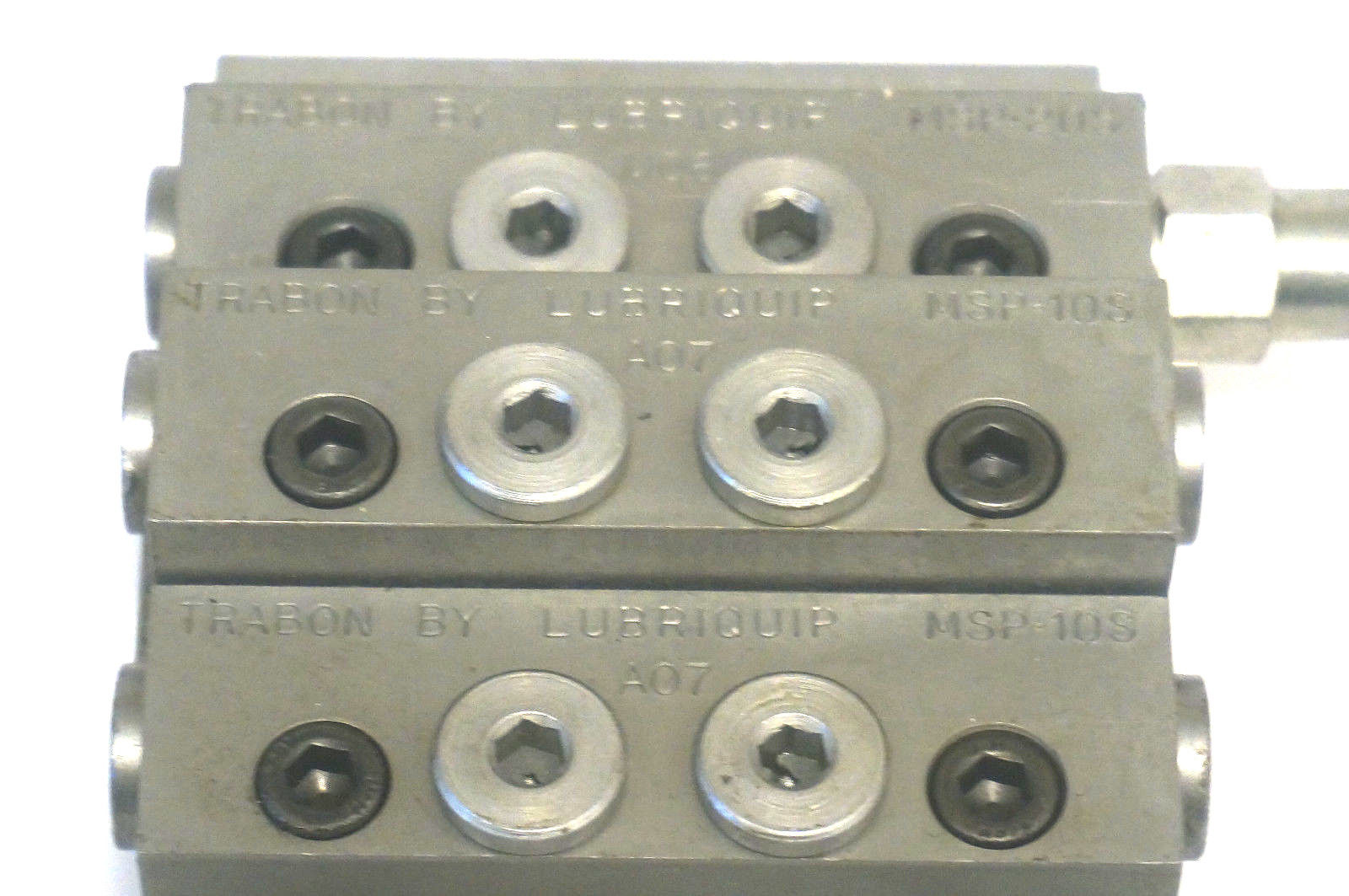 NEW TRABON 20SA-10SCL-10S MODULAR DIVIDER VALVE BLOCK 20SA10SCL10S - SB ...