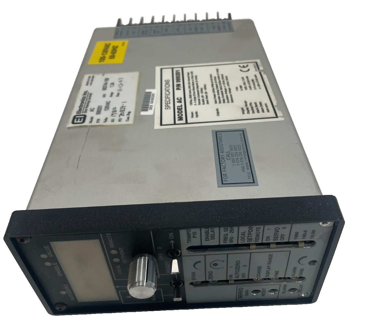 REPAIRED ELECTRONICS INC. 999201 AC CONTROLLER 120VAC 1.3A - SB ...