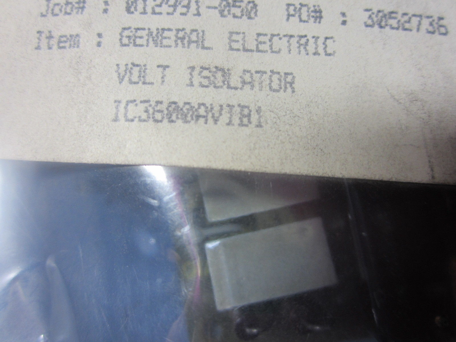 GE FANUC IC3600AVIB1 VOLT ISOLATOR IC3600AV1B1C - SB Industrial Supply ...