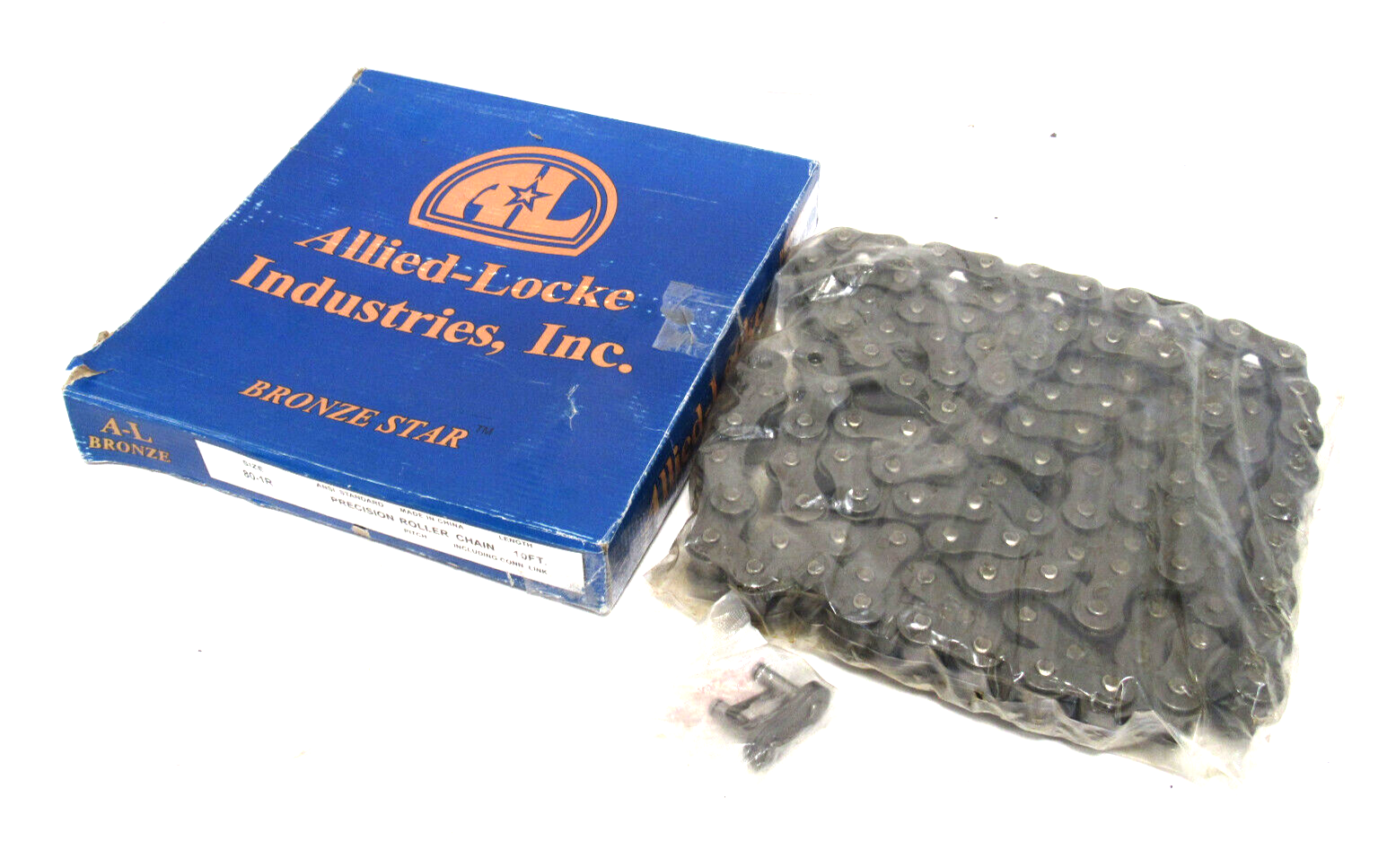NEW ALLIED LOCKE 80-1R ROLLER CHAIN 10 FT 801R - SB Industrial Supply, Inc.
