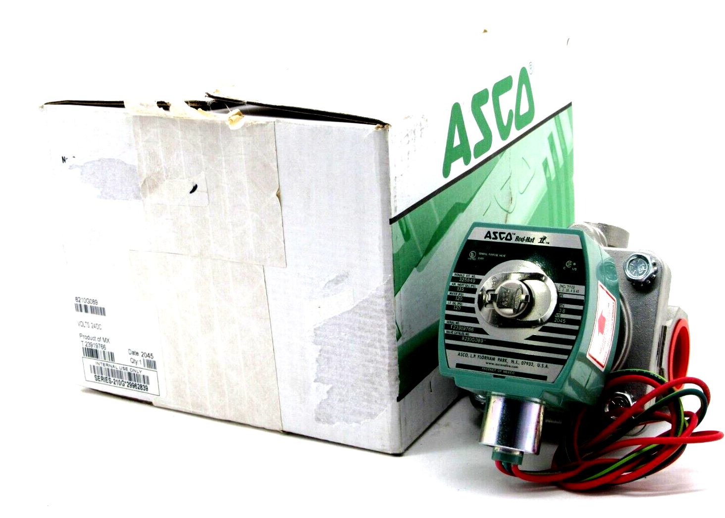 NEW ASCO 8210G089 SOLENOID VALVE 24DC - SB Industrial Supply, Inc.