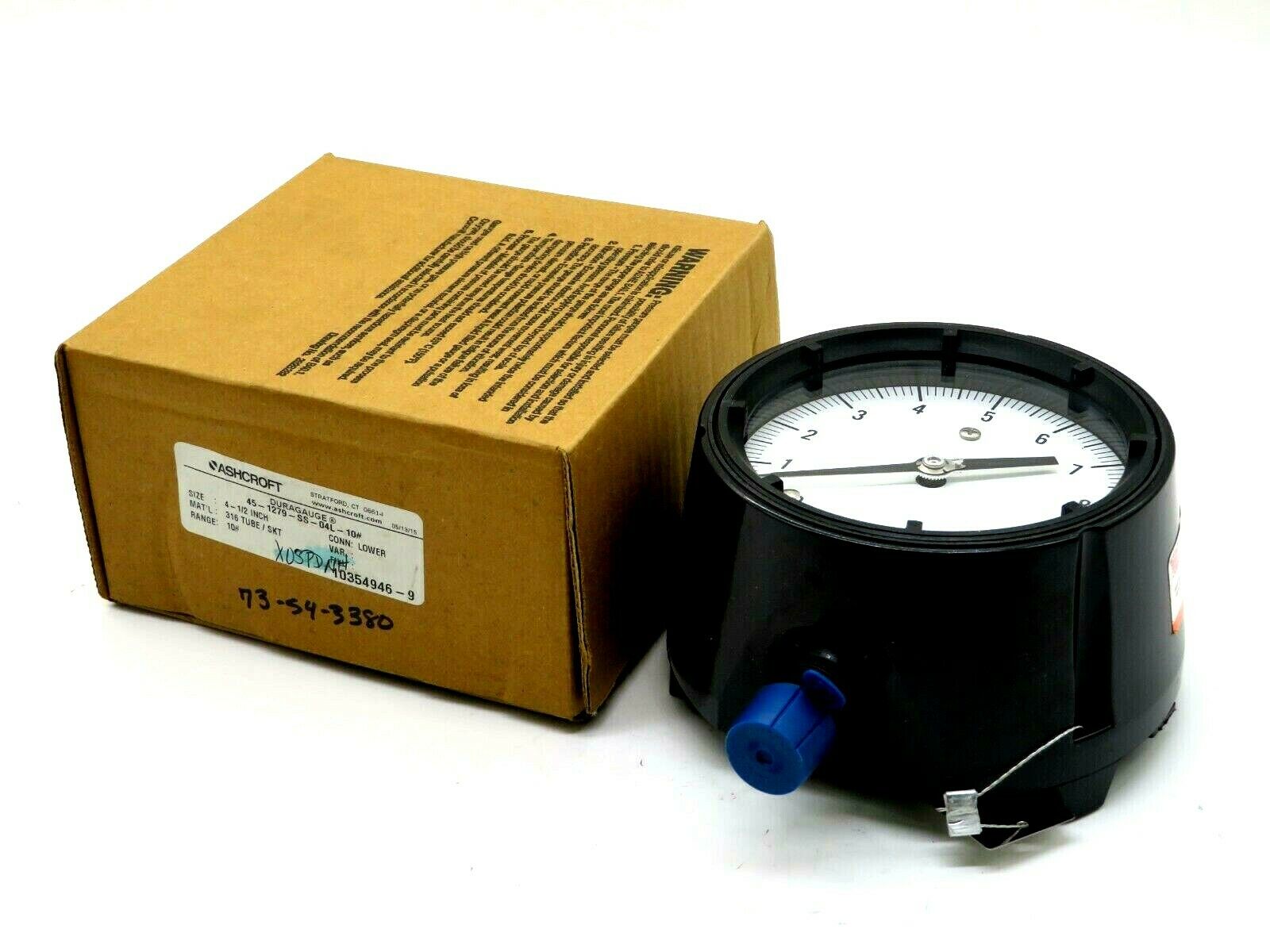 NEW ASHCROFT 45-1279-SS-04L-10# DURAGAUGE 4-1/2" 451279SS04L10 - SB ...