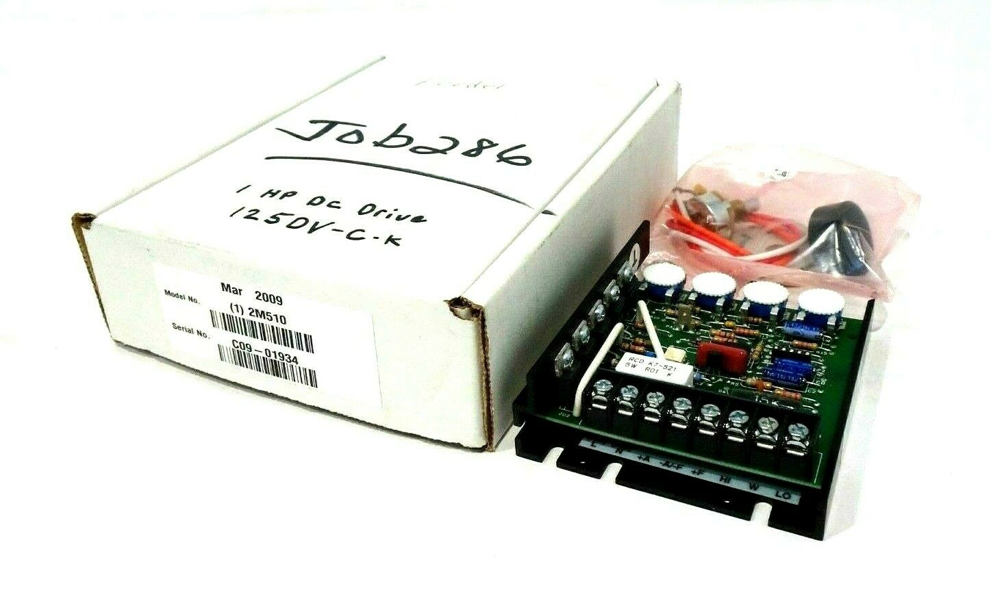 NEW DART CONTROLS 125DV-C-K DC SPEED CONTROL MODEL 2M510 125DVCK - SB ...