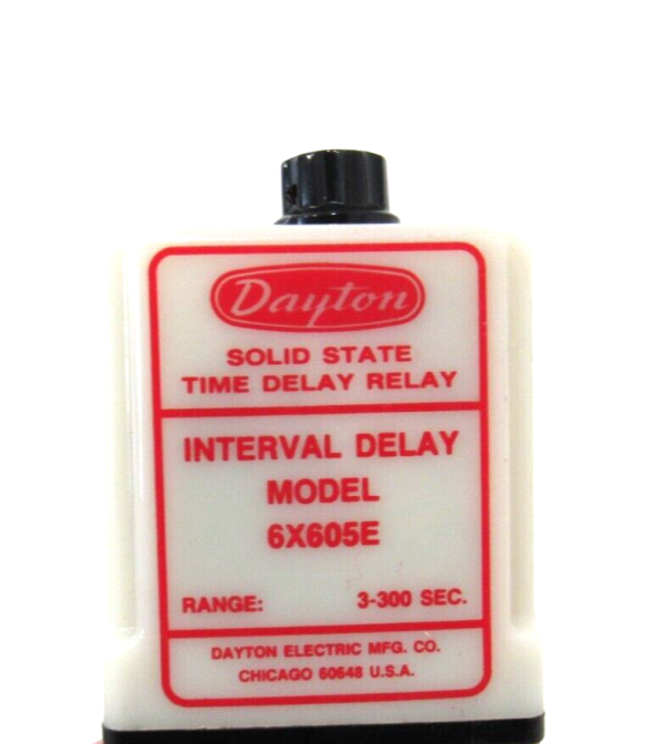 NEW DAYTON 6X605E TIME DELAY RELAY - SB Industrial Supply, Inc.