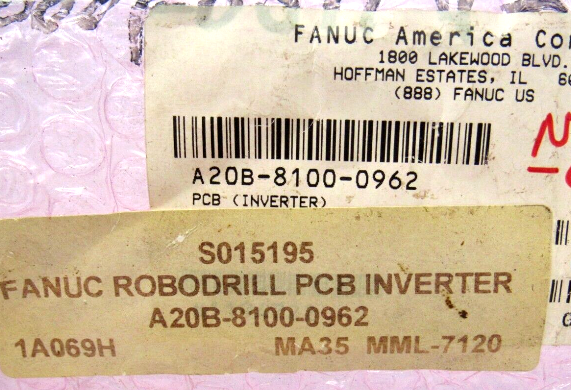 NEW FANUC A20B-8100-0962 PCB INVERTER A20B81000962 - SB Industrial ...