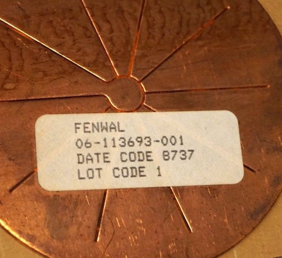 NEW FENWAL 32-094053-002 RECONDITIONING KIT FOR SPHERICAL SUPPRESSOR ...