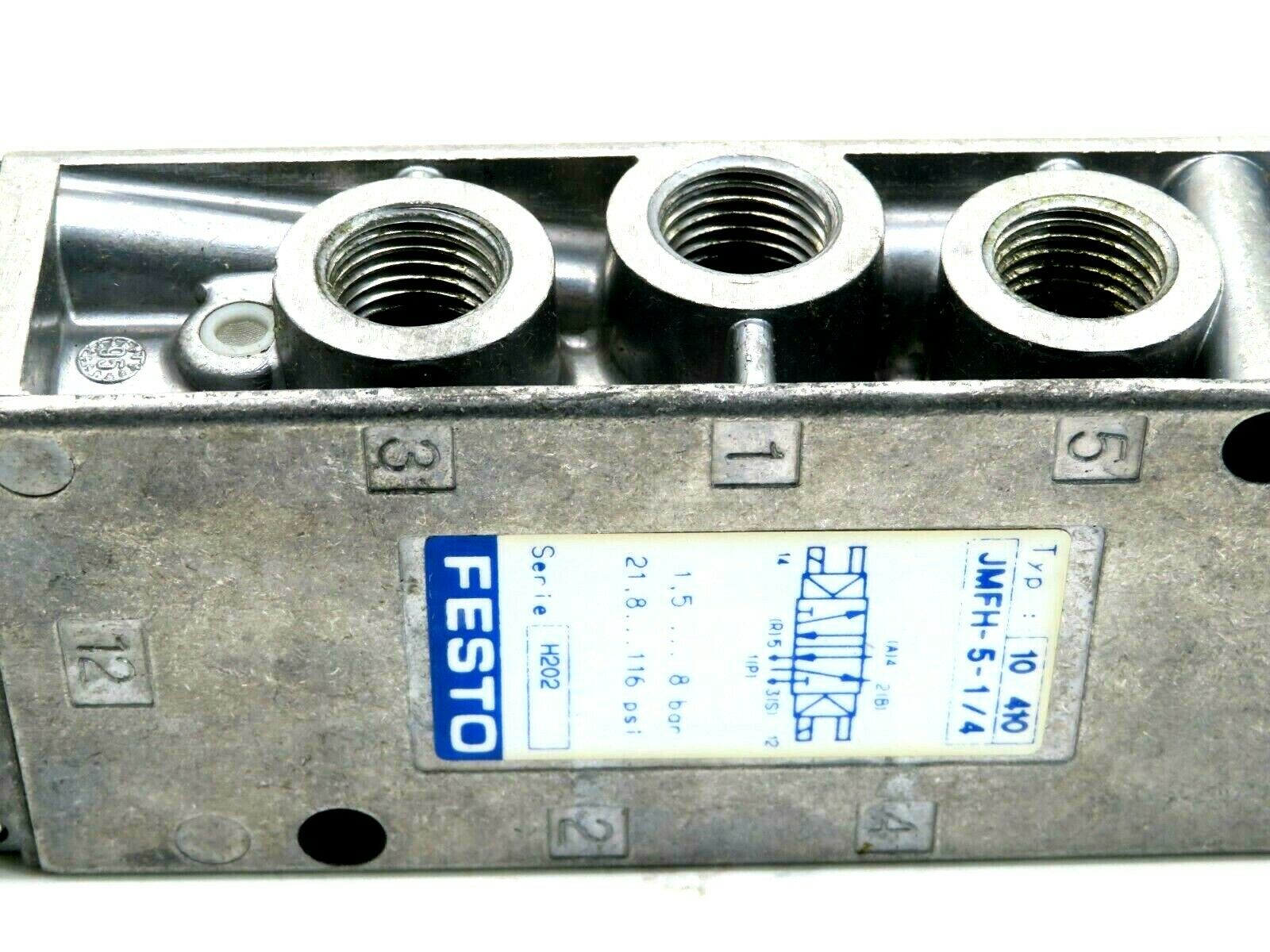 NEW FESTO JMFH-5-1/4 DOUBLE SOLENOID VALVES JMFH514 - SB Industrial ...