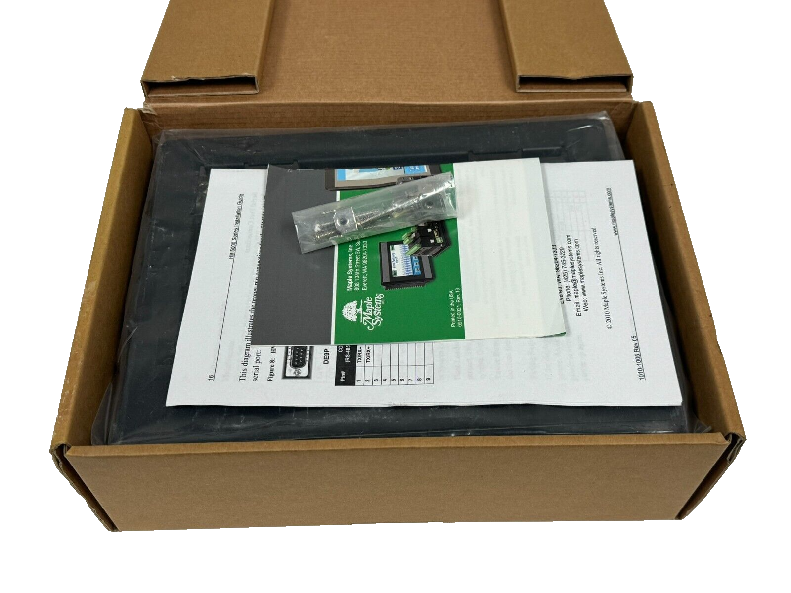 NEW MAPLE SYSTEMS HMI5070TH OPERATOR INTERFACE 7" - SB Industrial ...