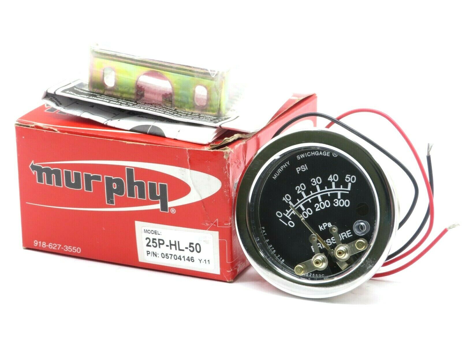 NEW MURPHY 25P-HL-50 PRESSURE GAUGE 05704146 25PHL50 - SB Industrial ...