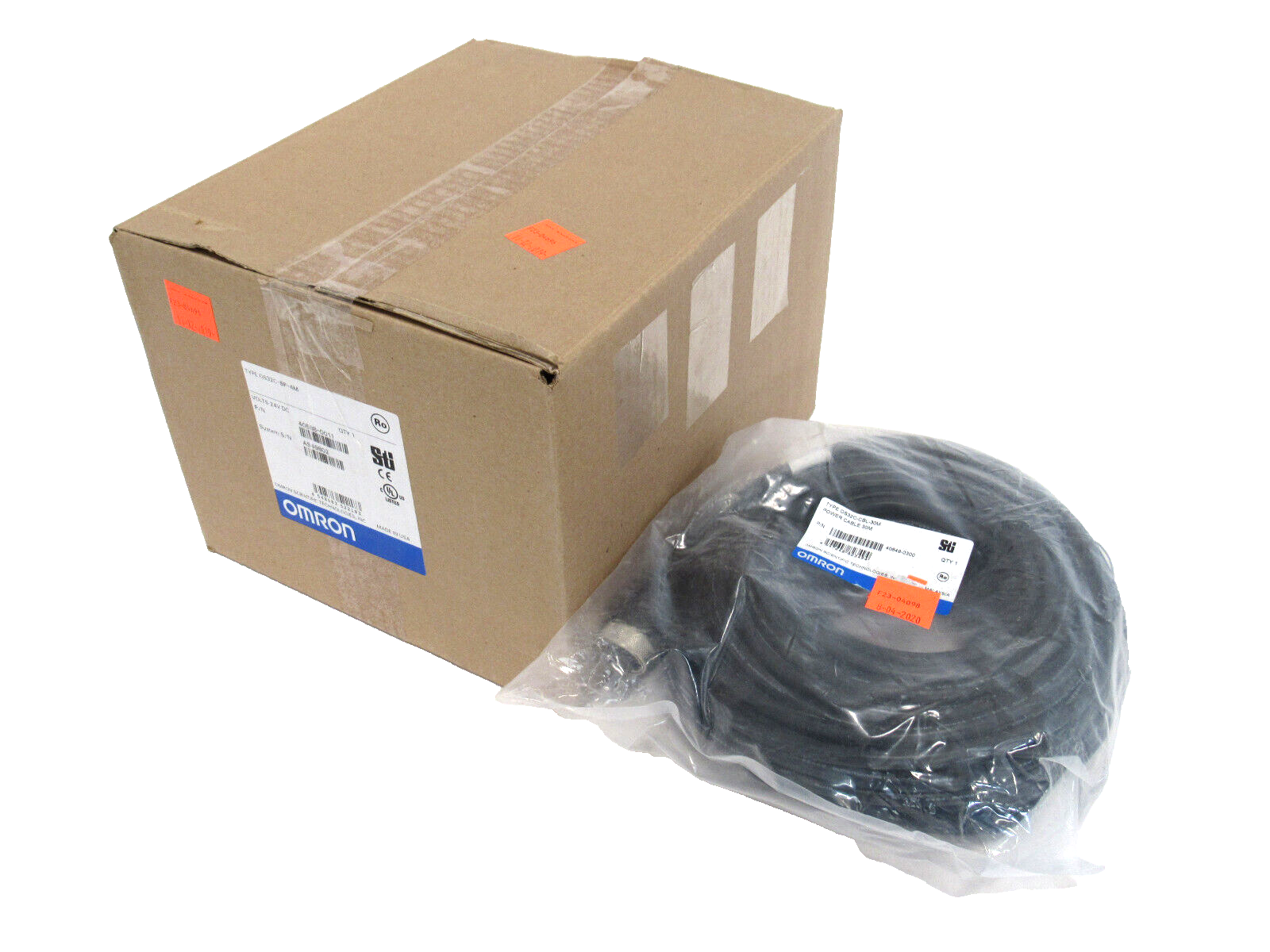 NEW OMRON 40588-0011 SAFETY LASER SCANNER 40649-0300 CABLE OS32C-BP-4M ...