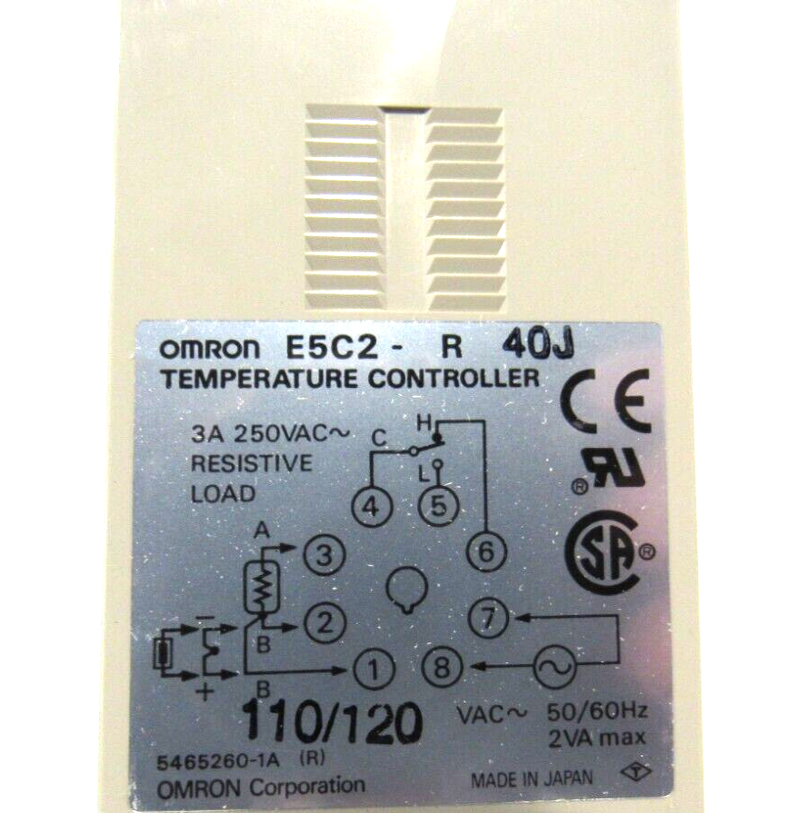 NEW OMRON E5C2-R40J TEMPERATURE CONTROLLER .32 TO 752 E5C2R40J - SB Industrial Supply, Inc.
