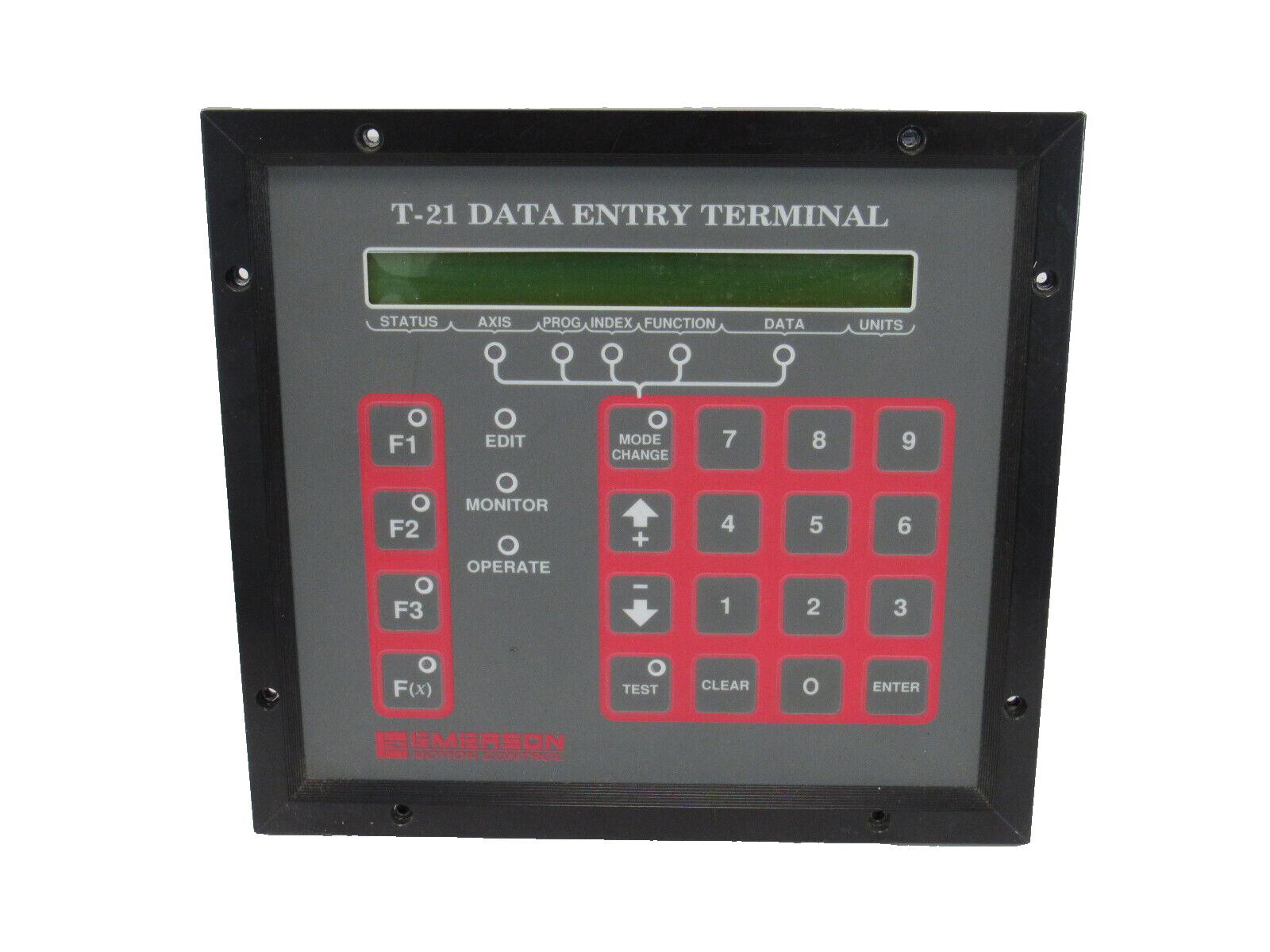 USED EMERSON T-21 DATA ENTRY TERMINAL 960092-01 T21 - SB Industrial ...