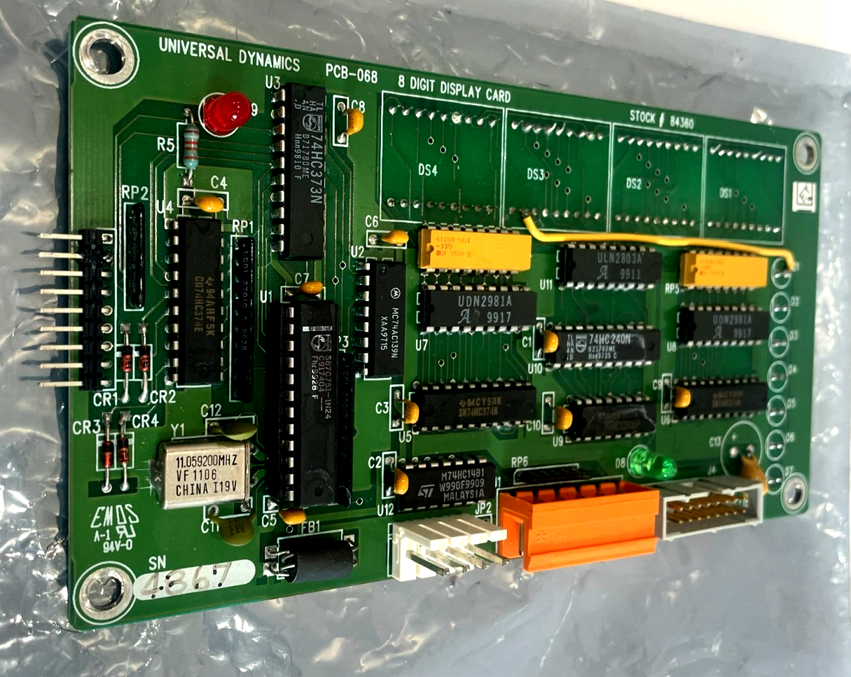 USED UNIVERSAL DYNAMICS PCB-068 CIRCUIT BOARD 84360 PCB068 - SB ...