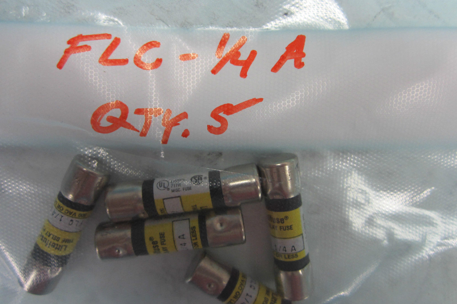 5 NEW LITTELFUSE FLC-1/4A FUSE - SB Industrial Supply, Inc.