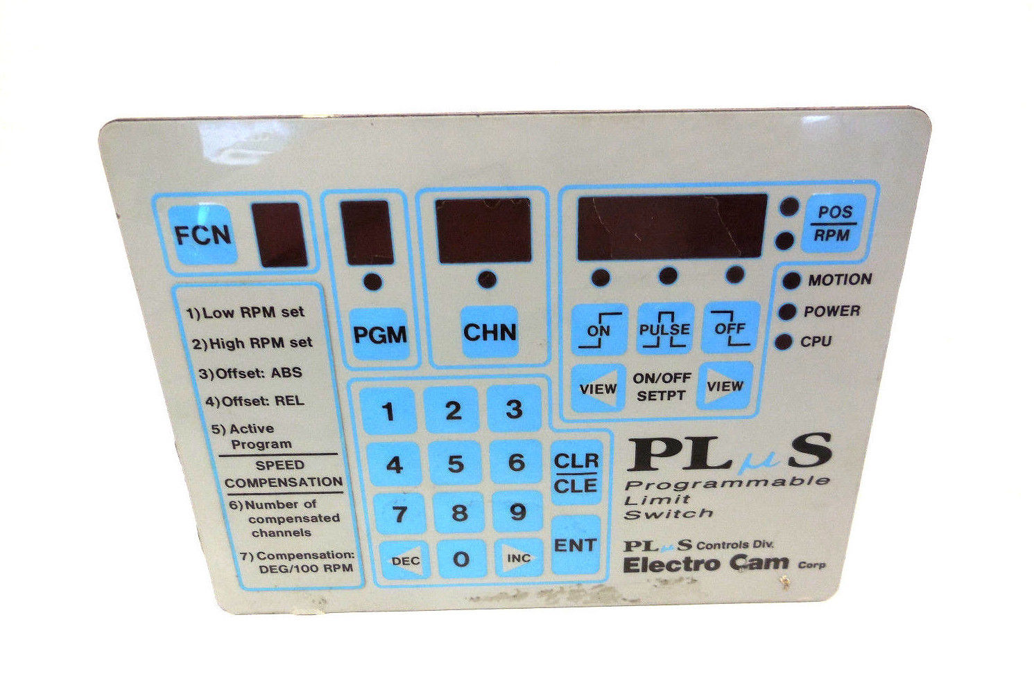ELECTRO CAM PS-4001-10-008 PROGRAMMABLE LIMIT SWITCH PS400110008 - SB ...