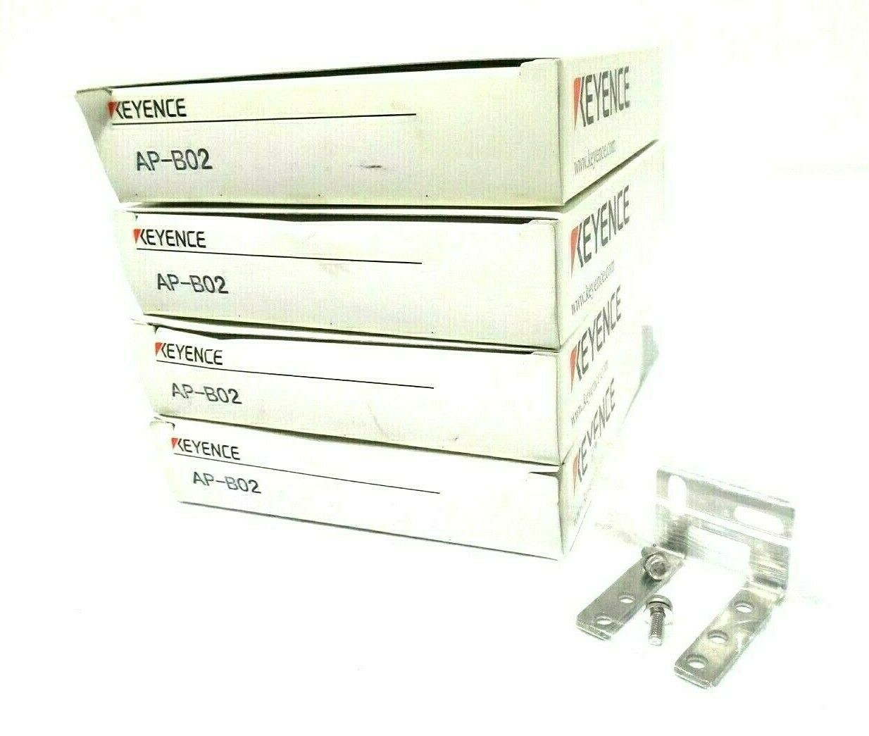 LOT OF 4 NEW KEYENCE AP-B02 MOUNTING BRACKETS APB02 - SB Industrial ...
