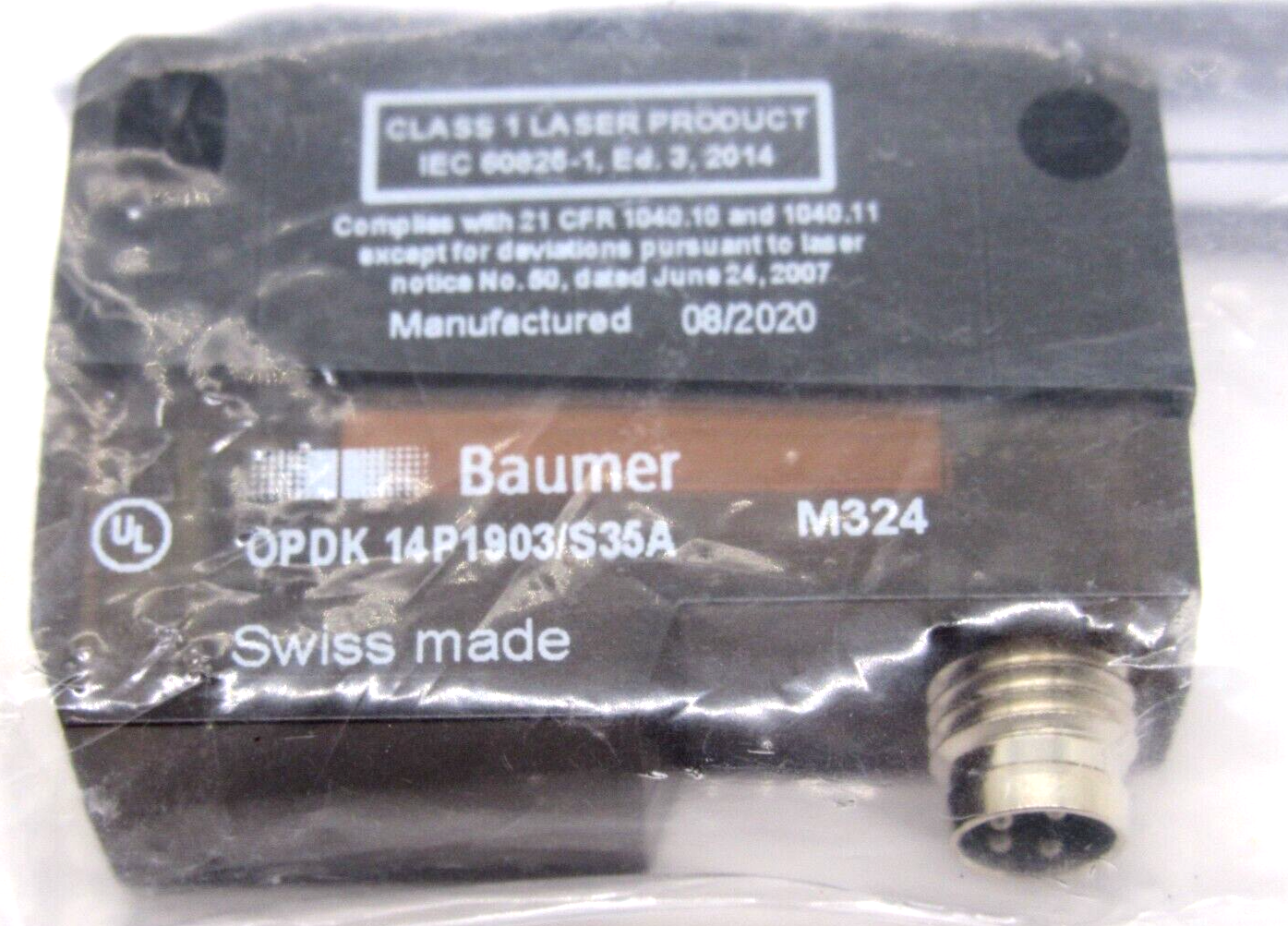 NEW BAUMER OPDK14P1903/S35A PHOTOELECTRIC SENSOR - SB Industrial Supply ...