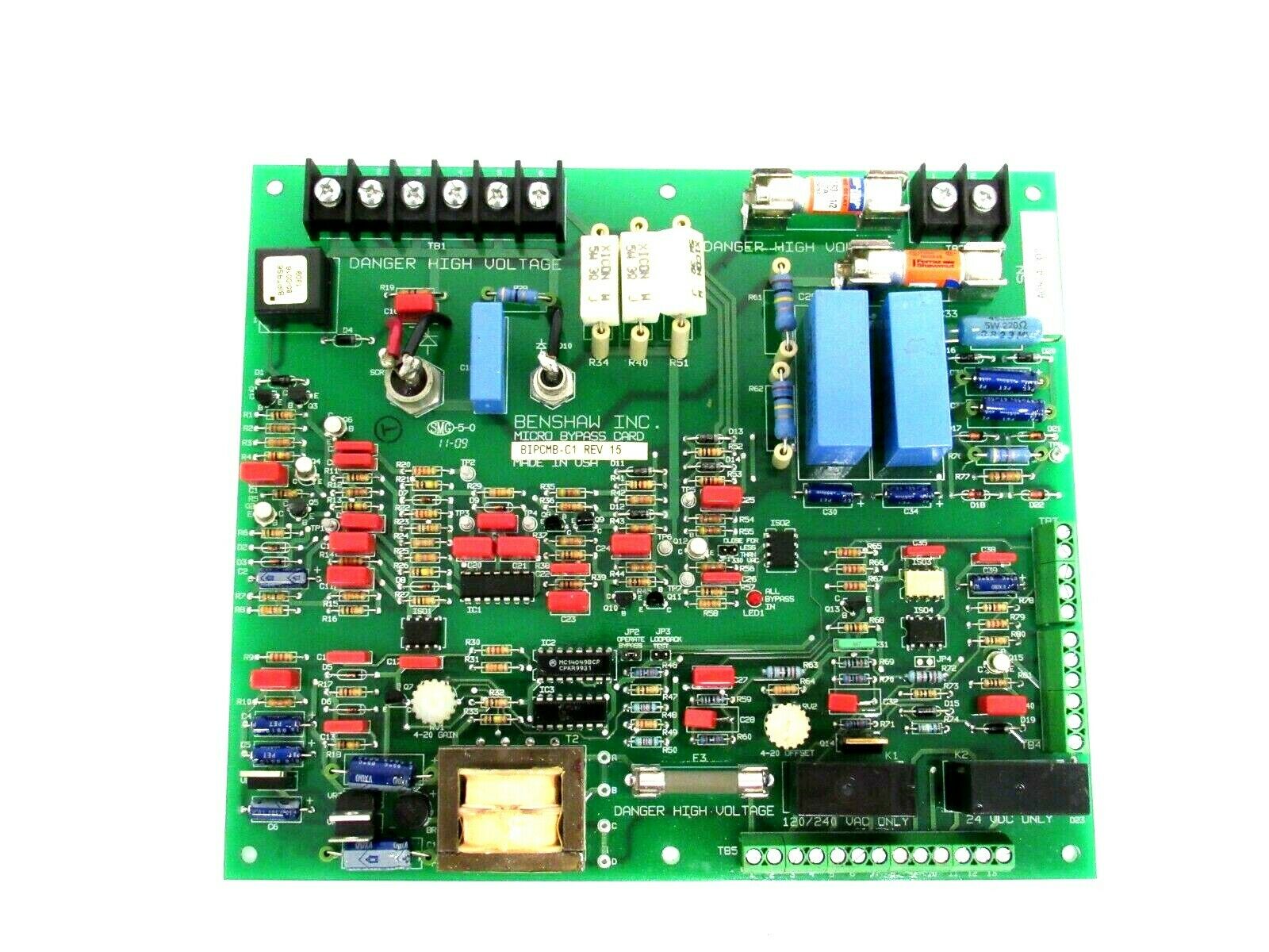 NEW BENSHAW BIPCMB-C1 MICRO BYPASS CARD REV 15 BIPCMBC1 - SB Industrial ...
