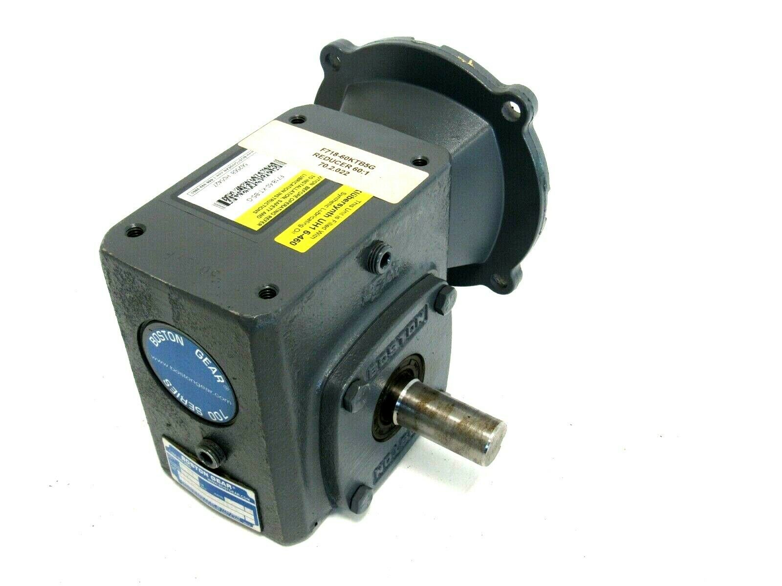 NEW BOSTON GEAR F718-60-KT-B5-G GEAR REDUCER 60:1 F71860KTB5G - SB ...