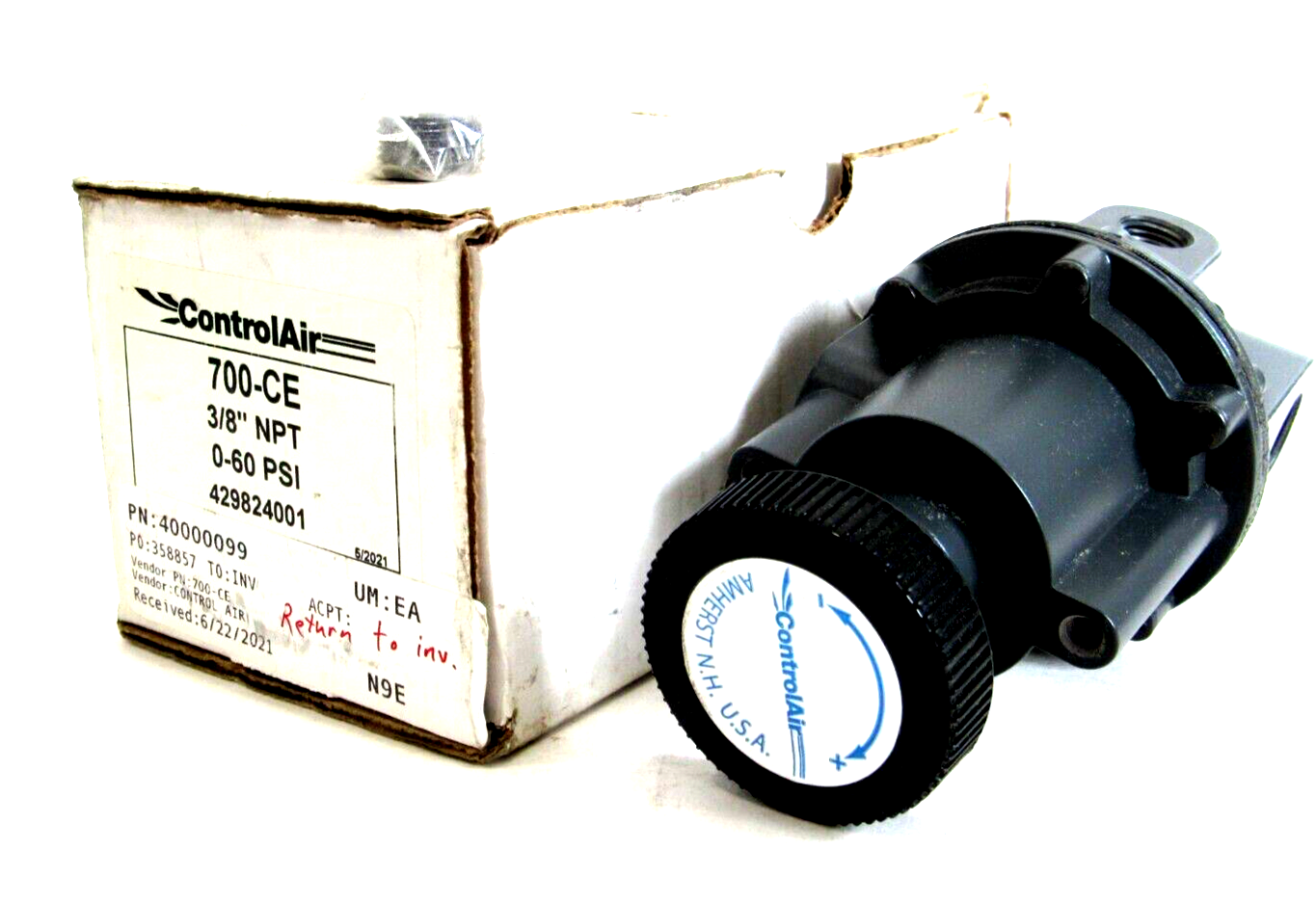 NEW CONTROLAIR 700-CE PRESSURE REGULATOR 0-60 PSIG 700CE - SB ...
