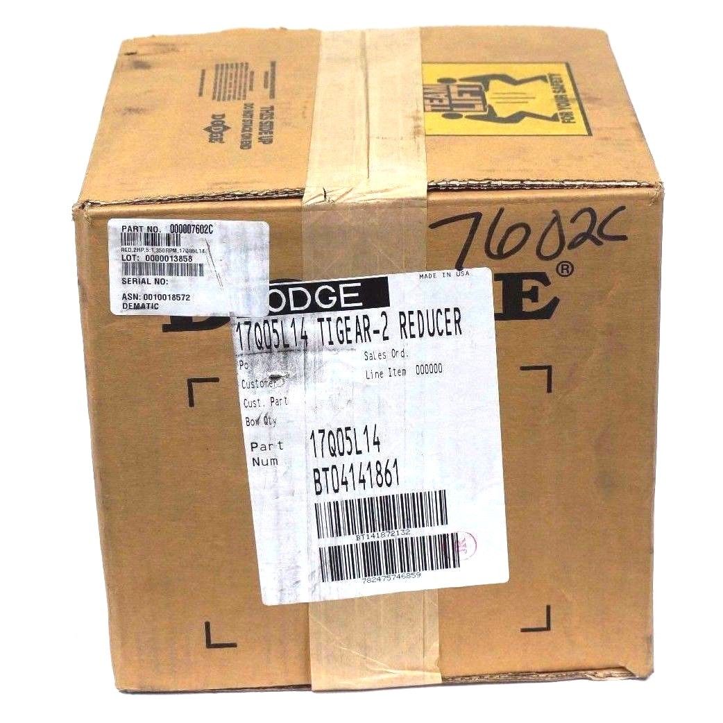 NEW DODGE 17Q05L14 TIGEAR 2 REDUCER 05:1 RATIO - SB Industrial Supply, Inc.