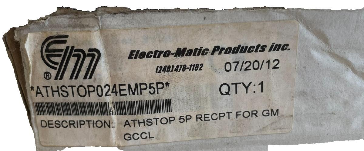 NEW FORTRESS INTERLOCKS ATHSTOP024EMP5P SAFETY GATE SWITCH - SB ...