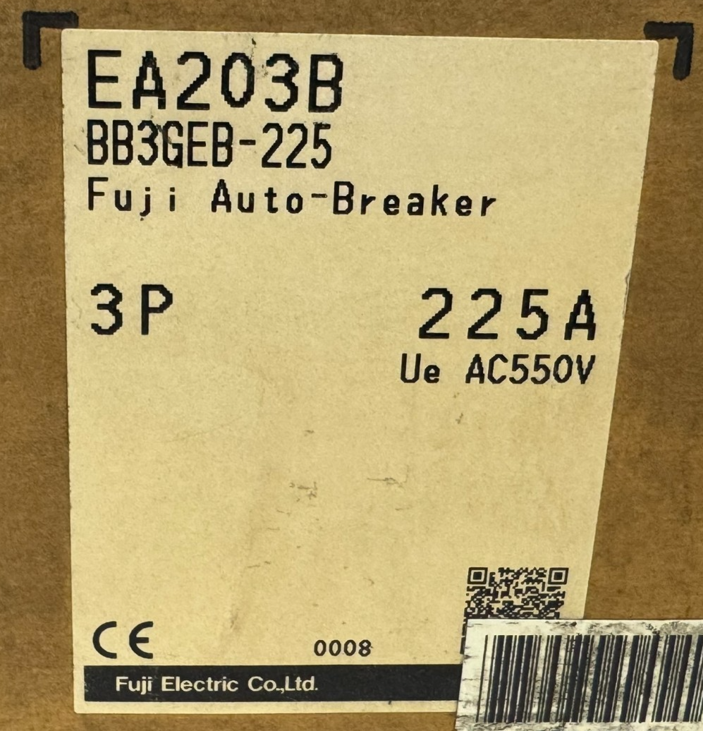 NEW FUJI ELECTRIC EA203B-BB3GEB-225A AUTO-BREAKER 3P 225A EA203B - SB ...