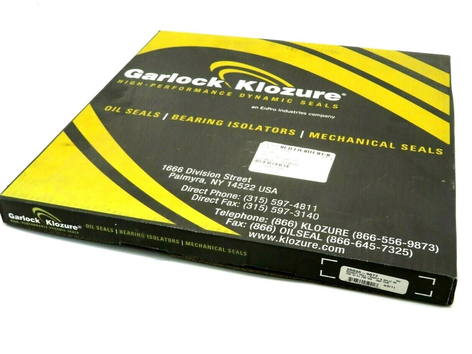NEW GARLOCK KLOZURE 2500-36677 OIL SEAL 23X677 MILL-RIGHT N SPLIT 30 ...