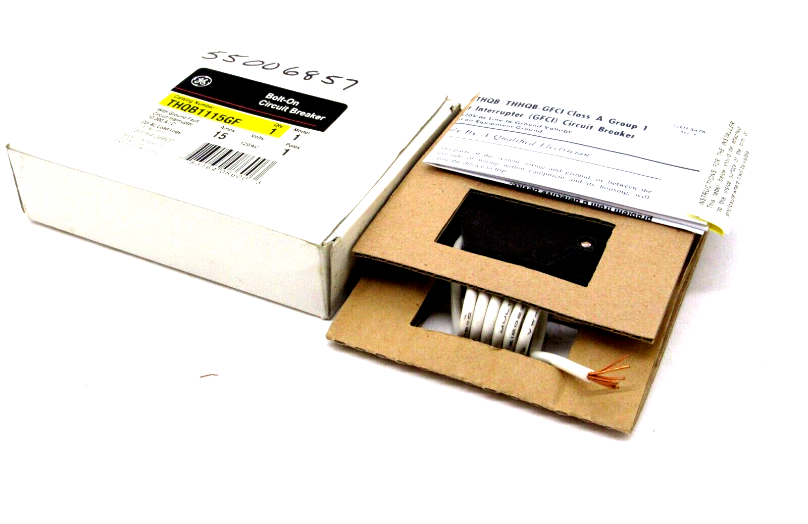 NEW GENERAL ELECTRIC THQB1115GF CIRCUIT BREAKER - SB Industrial Supply ...