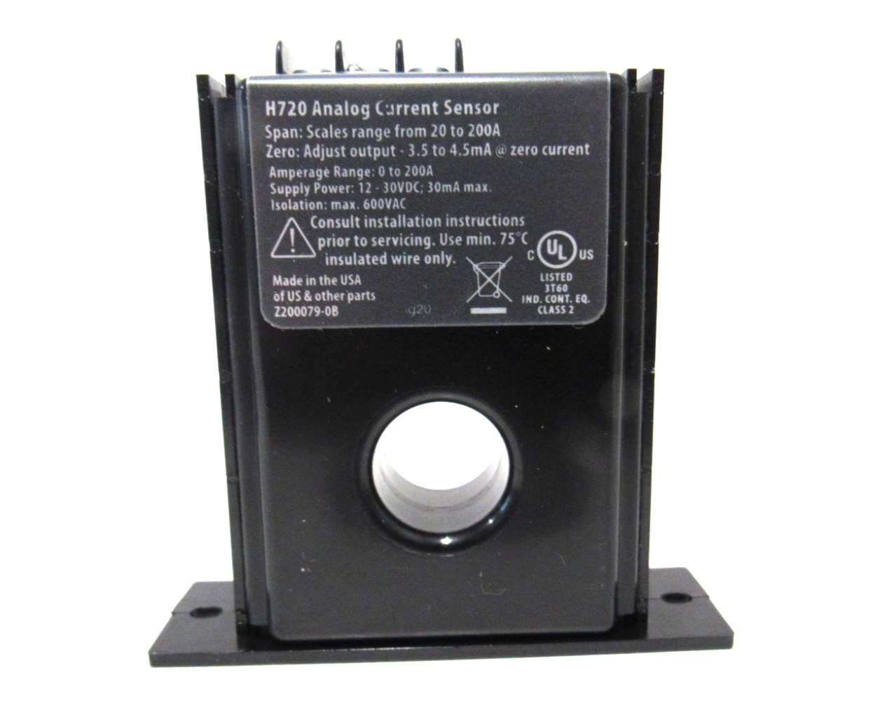 NEW HAWKEYE H-720 CURRENT SENSOR H720 - SB Industrial Supply, Inc.
