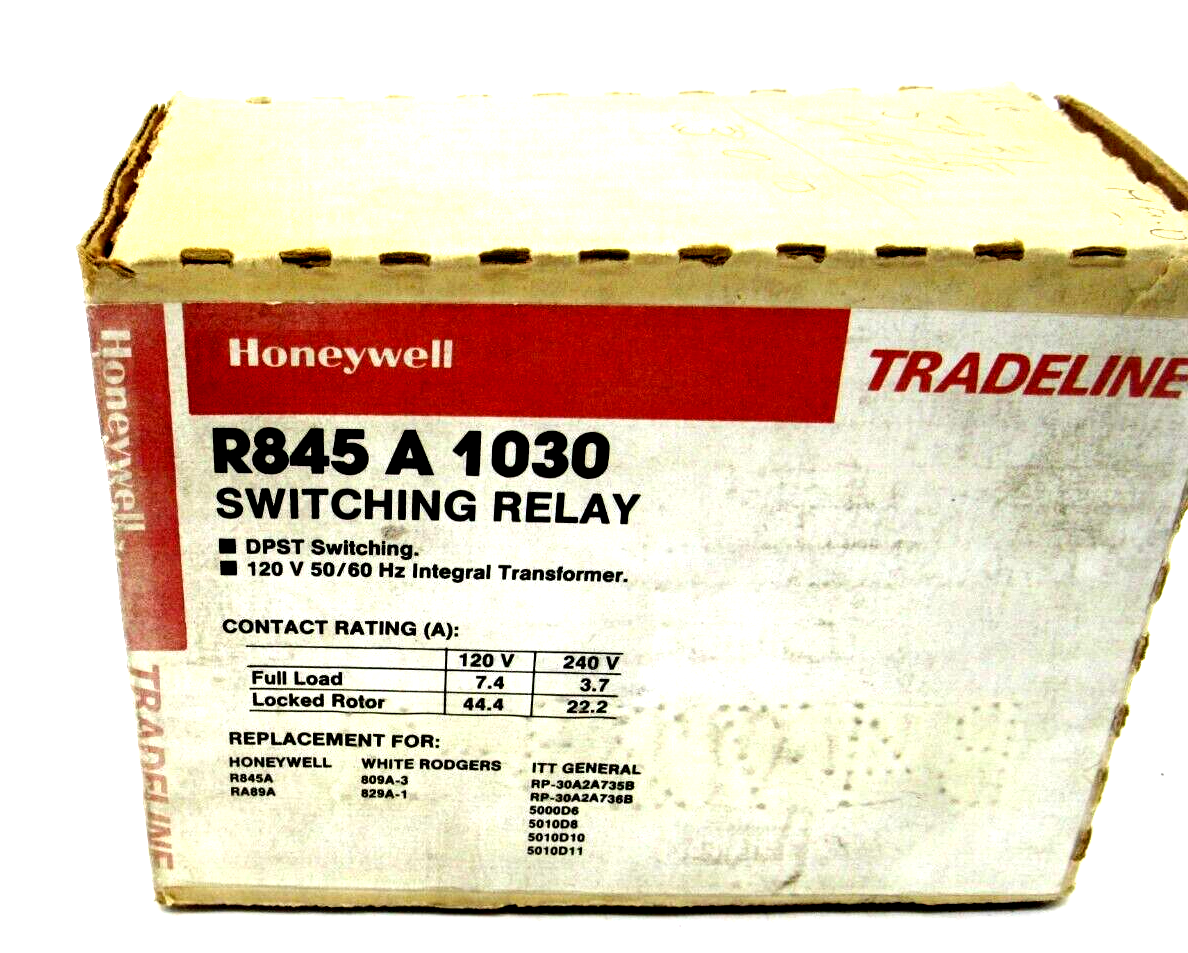 NEW HONEYWELL R845A1030 SWITCHING RELAY - SB Industrial Supply, Inc.