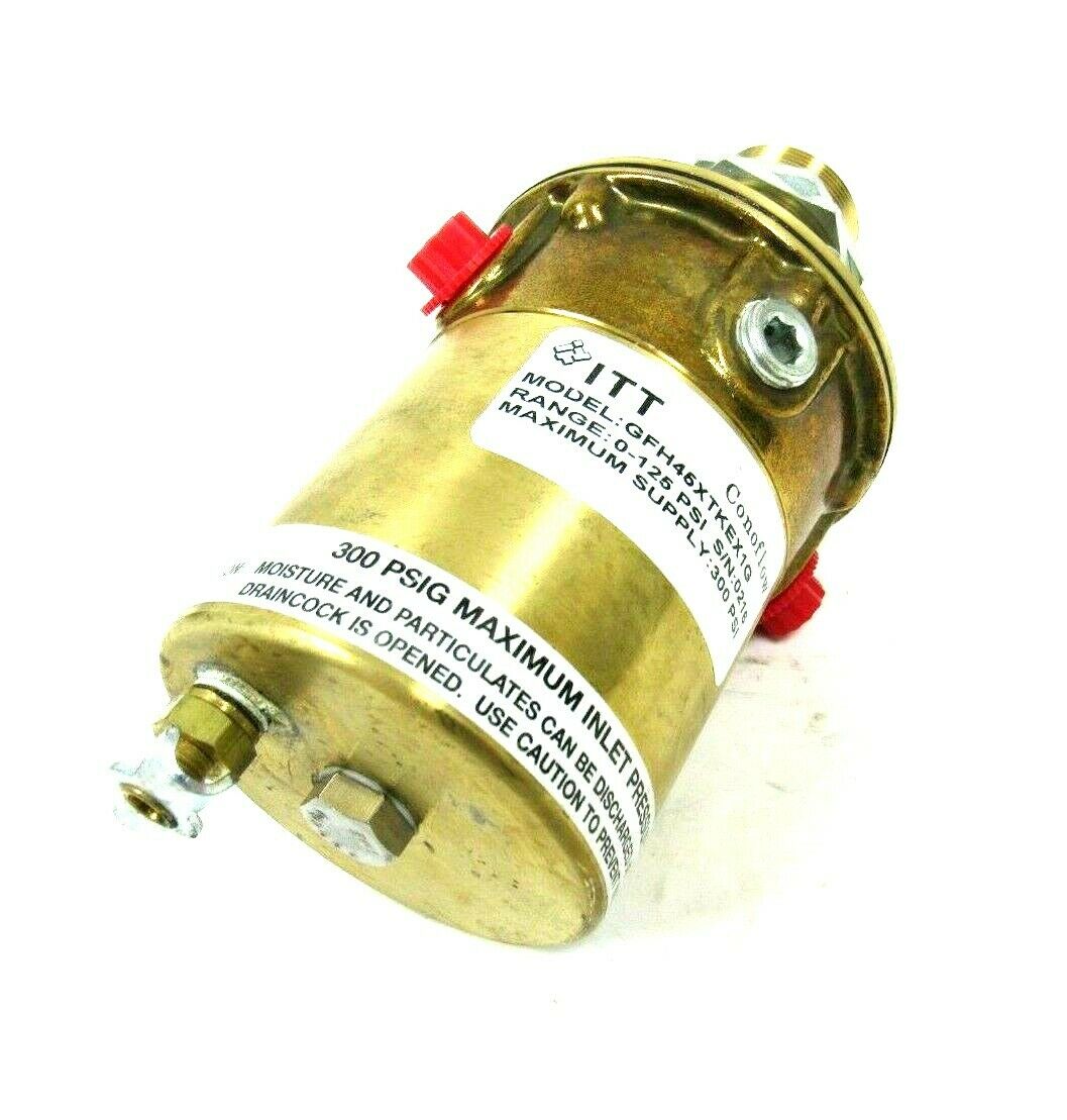 NEW ITT CONOFLOW GFH45XTKEX1G REGULATOR 0-125 PSI - SB Industrial ...