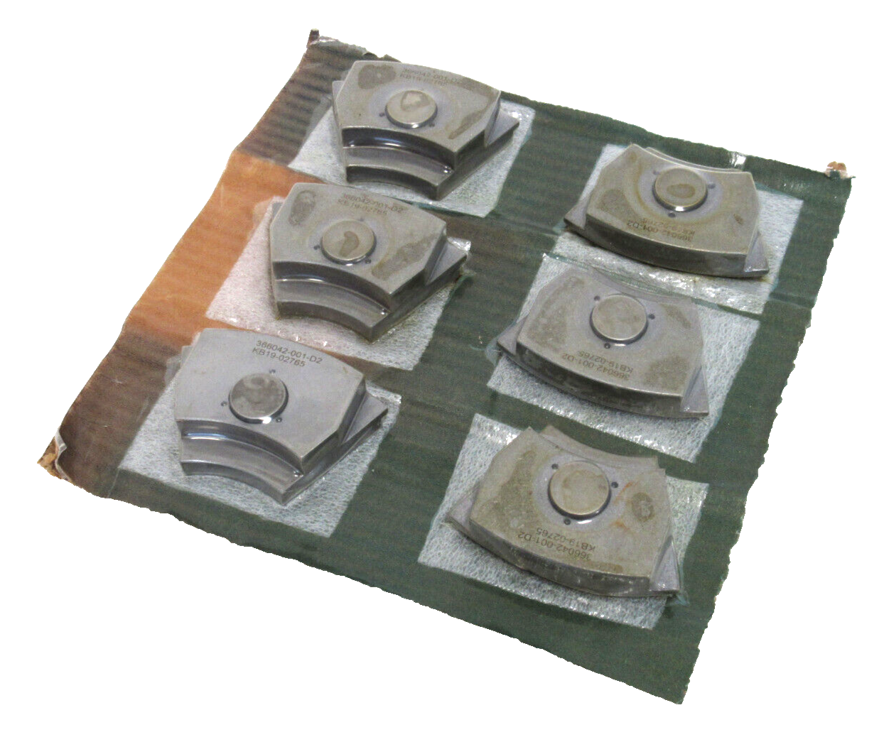 NEW KINGSBURY 366042-001-02 THRUST BEARING SHOE SET K022079 078PP00286 ...