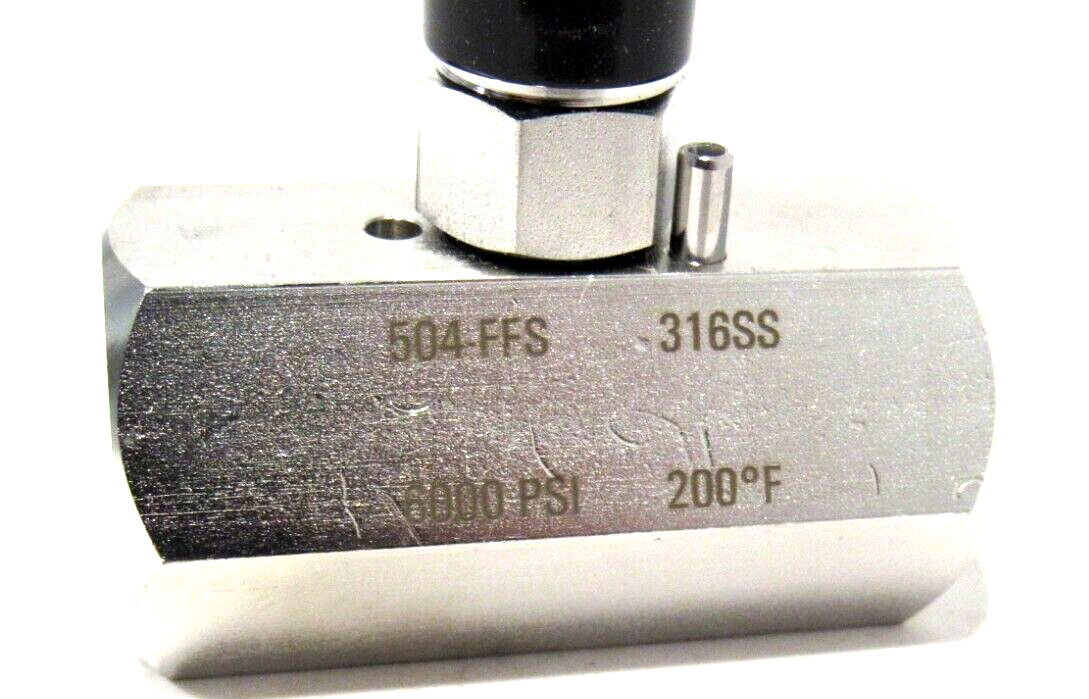 NEW NOSHOK 504-FFS NEEDLE VALVE 504FFS - SB Industrial Supply, Inc.