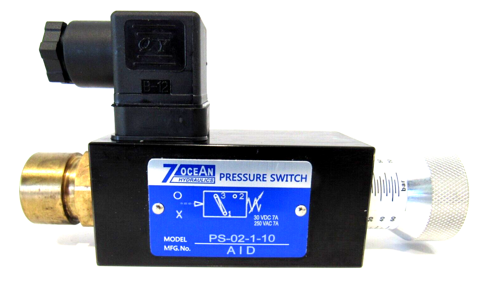 NEW SEVEN OCEAN HYDRAULIC PS-02-1-10 PRESSURE SWITCH PS02110 - SB ...