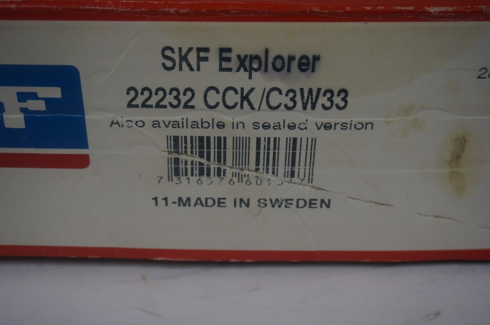 NEW SKF 22232 CCK/C3W33 SPHERICAL BEARING - SB Industrial Supply, Inc.