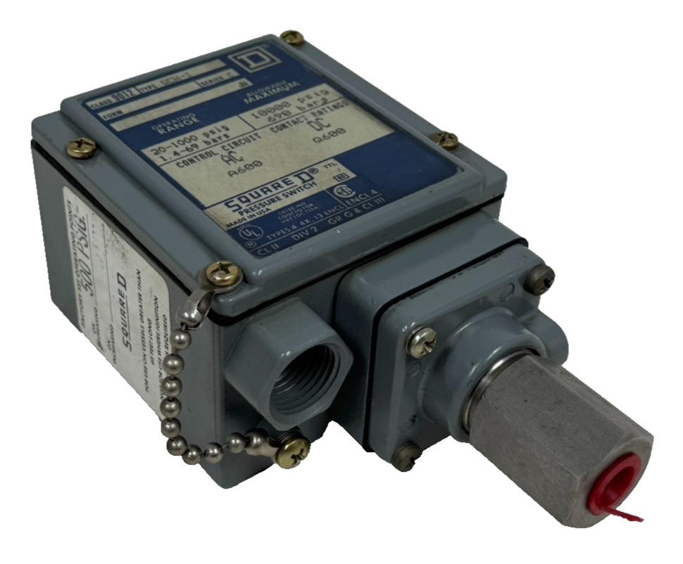 NEW SQUARE D 9012-GCW-1 PRESSURE SWITCH 9012GCW-1 9012GCW1 - SB ...